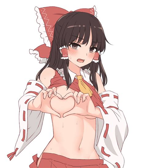Hakurei Reimu Touhou Drawn By Miyo Ranthath Danbooru
