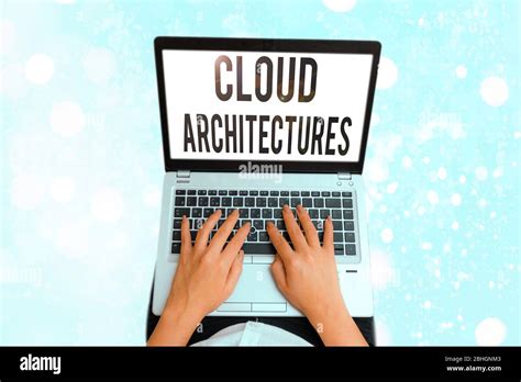Writing Note Showing Cloud Architectures Business Concept For Various