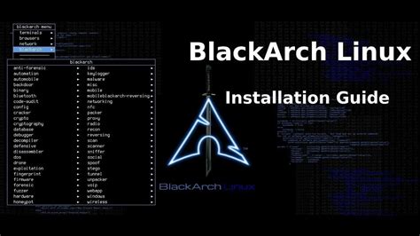 Blackarch Linux Installation Guide In Virtual Box Black Arch Linux Step By Step Tutorial