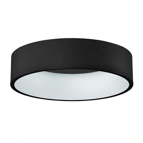 Plafoniera Moderna Neagra Rotunda Cu Led Chiara D60 3000k