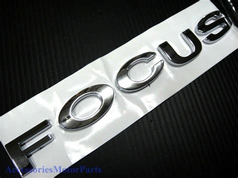 Chrome Badge Logo Emblem Sticker Focus For Ford Sign Emblems Decal Car Parts Wish