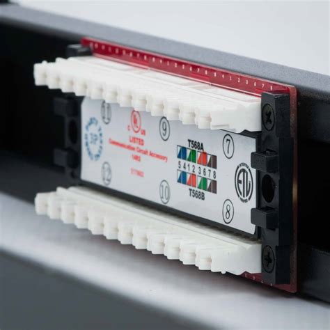Cat6 Patch Panel Wall Bracket Combo Firefold