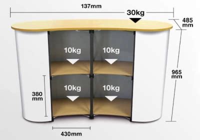 Popup Table For Event Custom Promotion Desk Printing