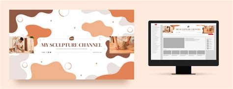 Free Vector Minimal Dynamic Atelier Youtube Channel Art