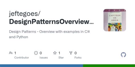 GitHub Jeftegoes DesignPatternsOverviewAndExamples Design Patterns Overview With Examples