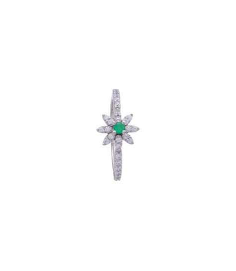 Femi Genuine Emerald Ring Pedra Jewels