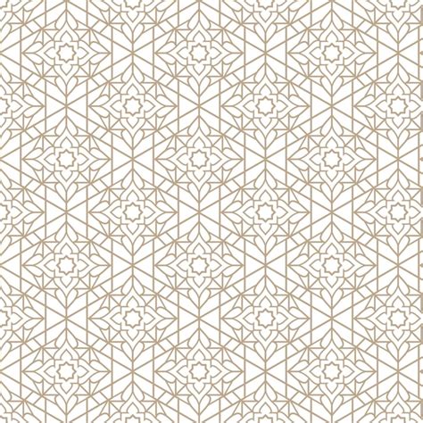 Premium Vector Modern Seamless Ornament Background