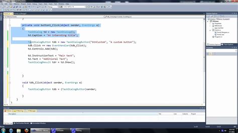 Developing For Windows Task Dialog Custom Buttons YouTube