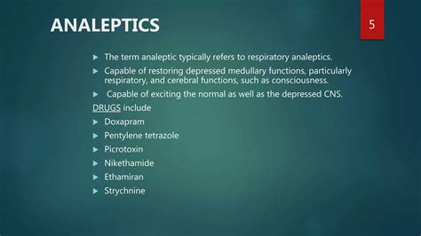 Analeptics Doxapram Pptx