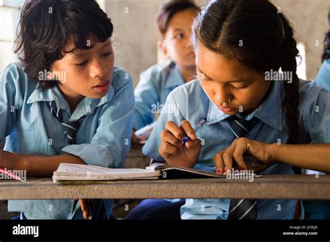 Nepal Girl School Hi Res Stock Photography And Images Alamy