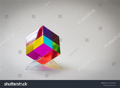 Transparent Cube Made Out Acrylic Plastic Stock Photo 2215594543 Shutterstock