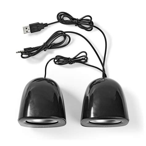 Pc Speaker 20 12 W Connection Input 1x 35 Mm Usb Powered