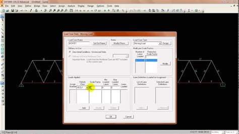 Moving Load SAP2000 Versi 14 YouTube