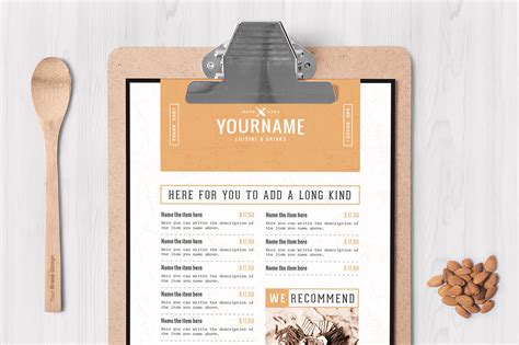 Classy Food Menu 8 Template By Luuqas Design Thehungryjpeg
