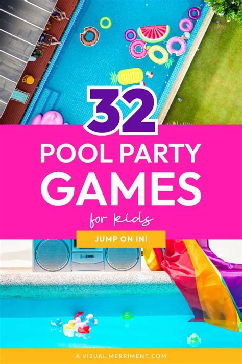 Swimming Pool Party Games 6 Amusing Pool Party Games Indoor Pool