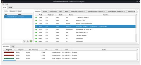 tool legion trong kali linux