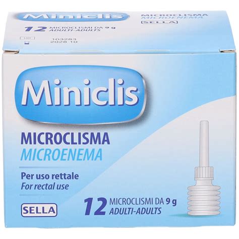 Sella Miniclis® Microclisma Micreonema 12x9 G Redcare