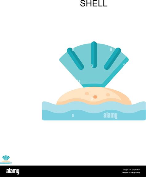 Shell Simple Vector Icon Illustration Symbol Design Template For Web Mobile Ui Element Stock Shell Simple Vector Icon Illustration Symbol Design Template For Web Mobile Ui Element Stock