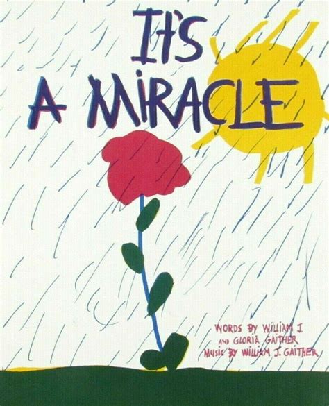 Its A Miracle Sheet Music William Gloria Gaither Piano Voice Religious