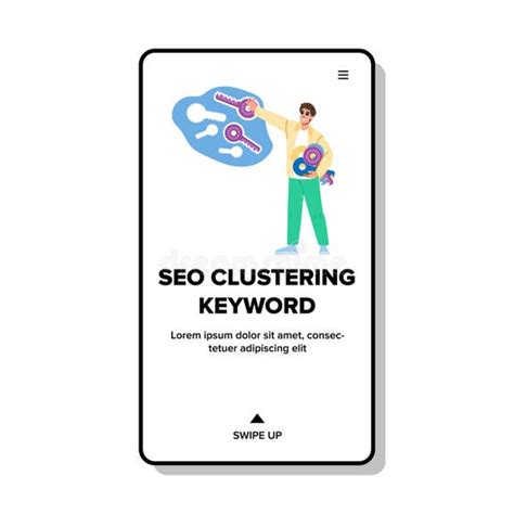 Research Seo Clustering Keyword Vector Stock Vector Illustration Of