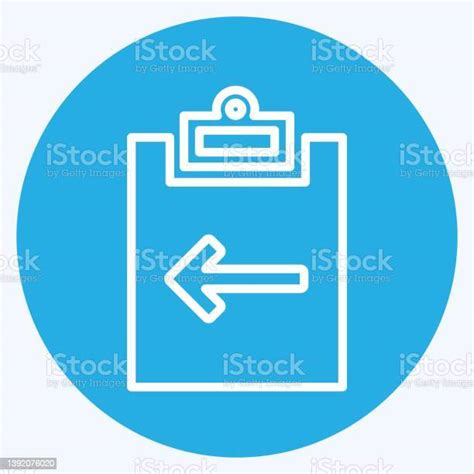 아이콘 할당 반환 1 인포 그래픽 기호에 적합합니다 파란 눈 스타일 편집 가능한 간단한 디자인 디자인 템플릿 벡터 간단한 기호