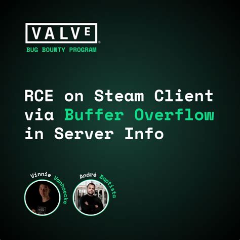 Valve Disclosed On Hackerone Rce On Steam Client Via Buffer André