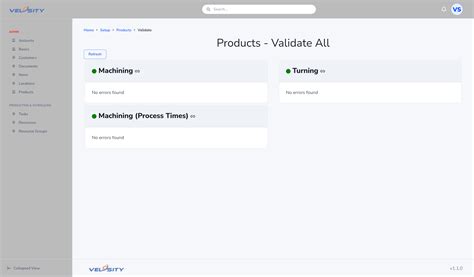 Administration Smart Quote Product Validate Velosity Documentation