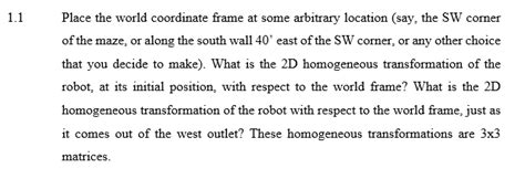 Solved Problem 1 2d Displacements A Mobile Robotic Platform