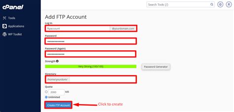 How To Create A New Ftp Account In Cpanel New Directions In Computing
