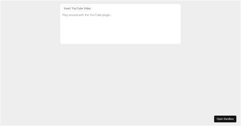 Lexical Youtube Plugin Example Codesandbox Lexical Youtube Plugin Example Codesandbox