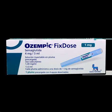 ozempic fix dose 4mg 3ml pluma solucion inyectable r novo 55 off