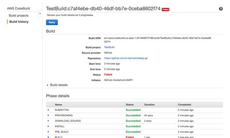 CodeBuild で GitHub のプルリクエストを自動ビルドして結果を表示する DevelopersIO