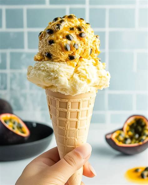 Passion Fruit Ice Cream