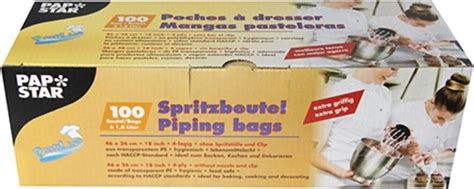 Papstar Spritzbeutel 18 L 46 X 26 Cm Besonders Griffig Ab 1690