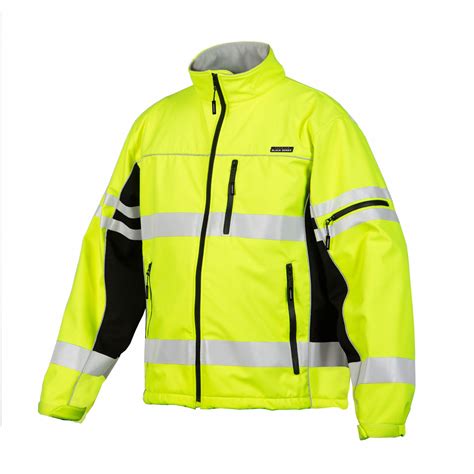 Kishigo Jacket Horizontal Ansi Class 3 4xl Lime Zipper 4 Pockets