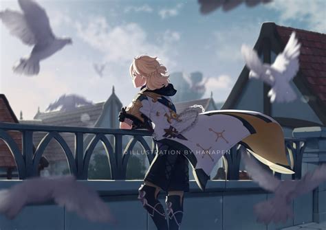 Albedo Genshin Impact Drawn By Hanapen Danbooru