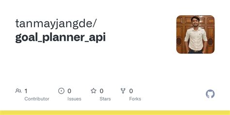 Github Tanmayjangdegoalplannerapi