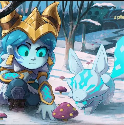The Art For The Skadi Jessie Skin Had Alot Of Mushrooms Maybe Cordelius