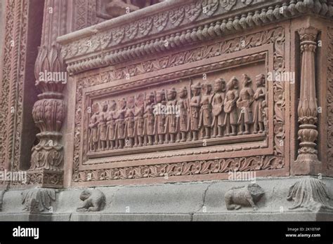 Decorative Wall Sculptures Of Boliya Sarkar Ki Chhatri Indore Madhya