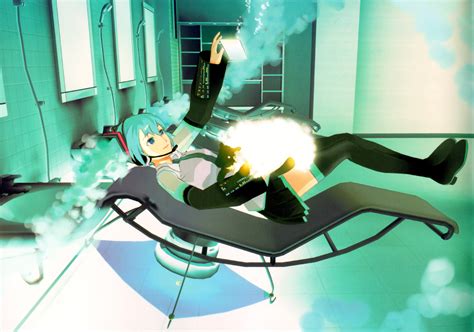 Hatsune Miku Headphones Vocaloid R Konachan