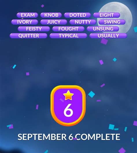 Word Stacks September 6 2023 Daily Puzzle Answers