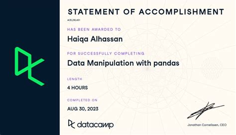 Haiqa Sheraz Alhassan On Linkedin Datamanipulation Pandas Datascience Dataanalysis Datacamp