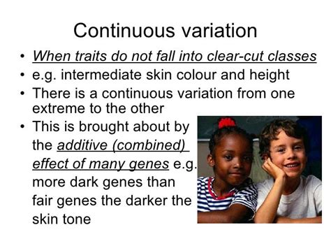 Chapter 19 Heredity Lesson 5 Discontinuous And Continuous Variation