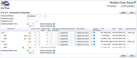 Help Multiple Class Setup
