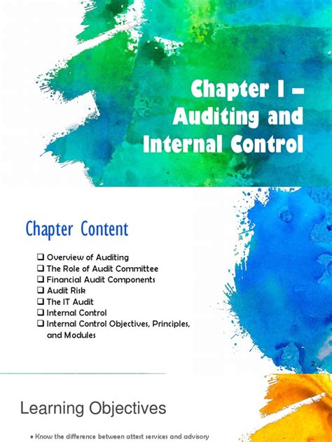 Chapter 1 Cis Pdf Internal Control Financial Audit