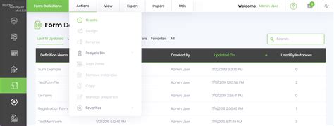 Simple Form Widget Example FlowWright