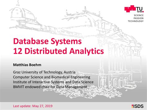 database systems 12 distributed analytics ppt download