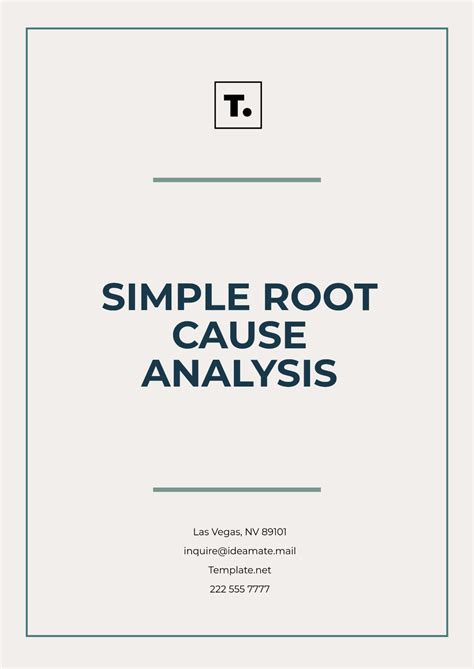Free Whys Root Cause Analysis Format Template To Edit Online