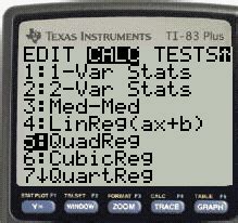 Quadratic Regression Simple Definition TI Calculator Instructions Statistics How To