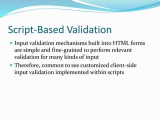 Chapter5 Bypass ClientSide Control Presentation Pptx Web Design And HTML Internet